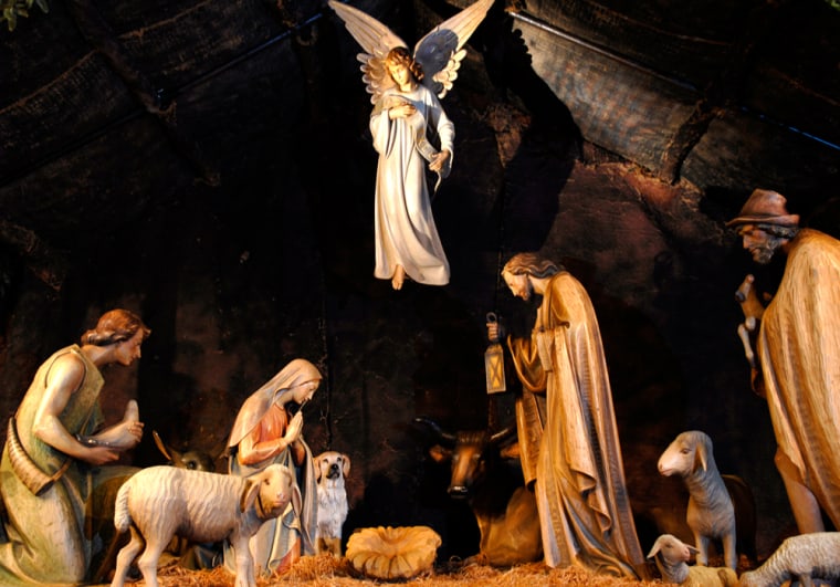 Famed cathedral's dog becomes nativity star