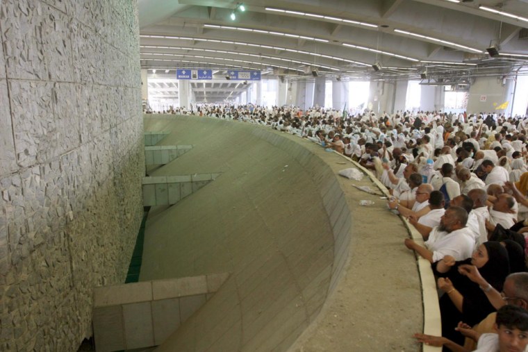 Muslims stone the 'devil' as hajj nears end