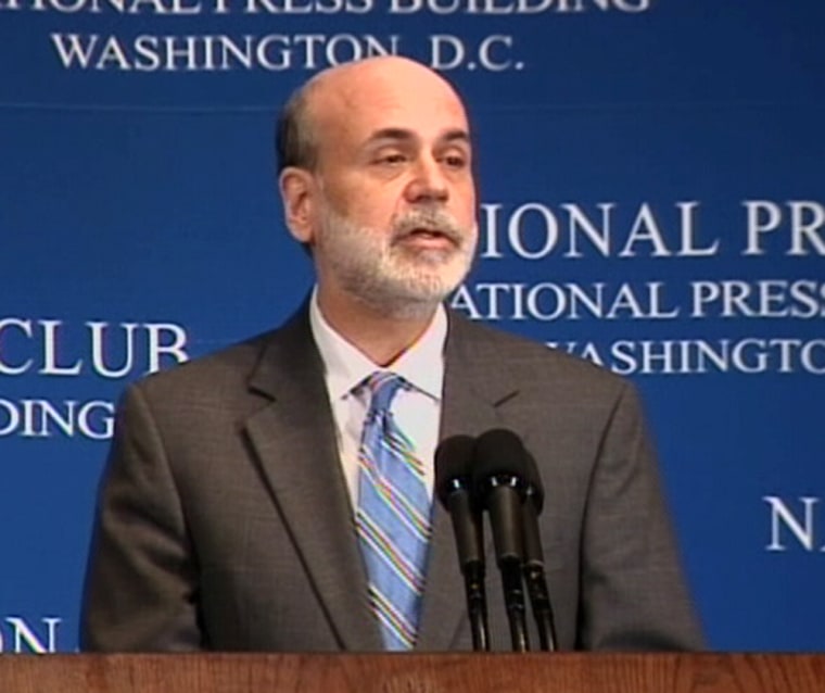 Bernanke says Fed will pull out all the stops