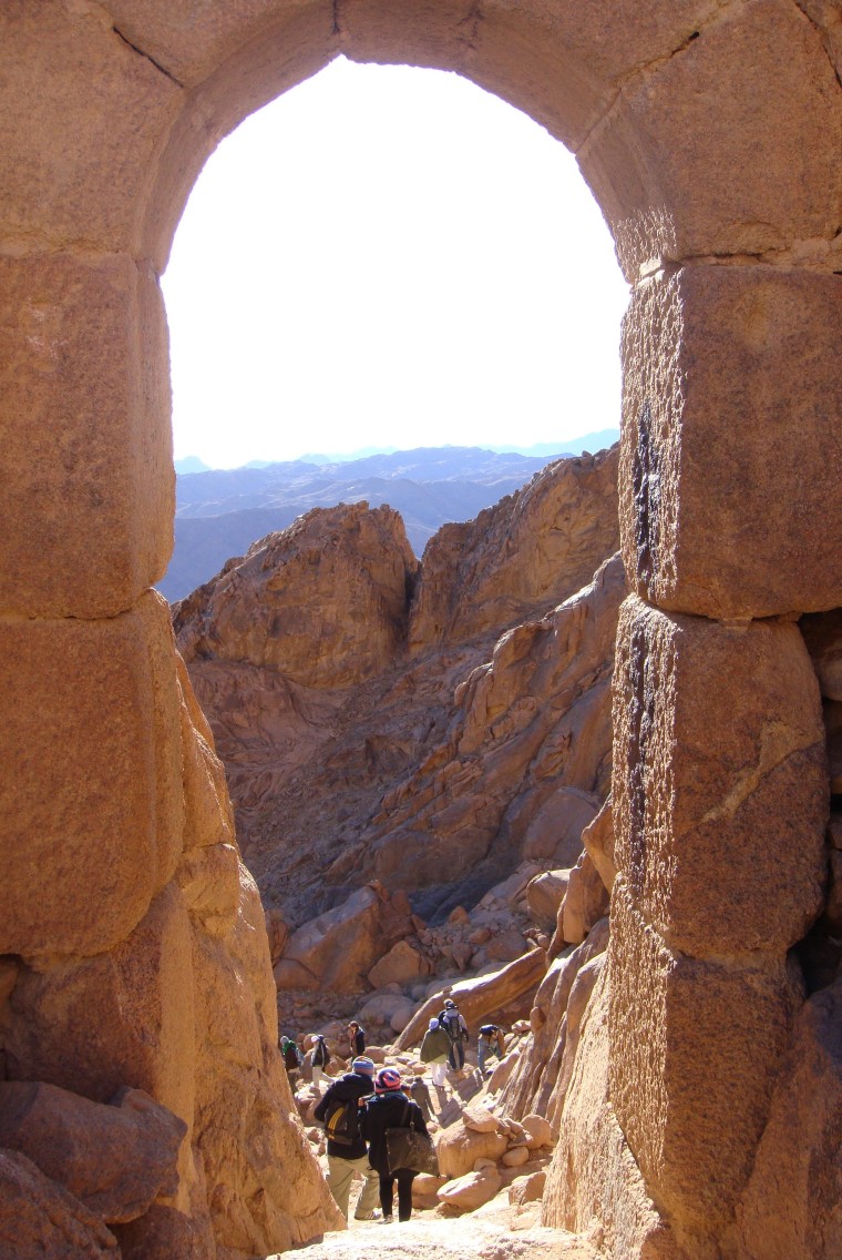 In the footsteps of Moses, climbing Mount Sinai