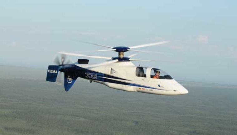 Double-blade helicopter breaks air speed record