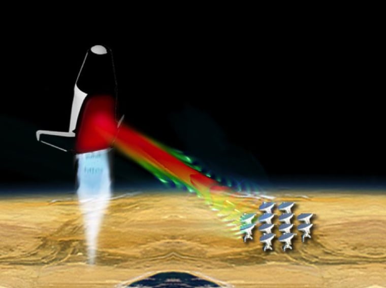 Laser propulsion could beam rockets into space
