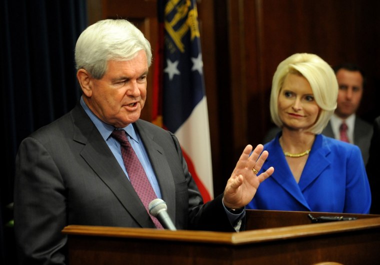 Gingrich's third wife to take central role in presidential bid