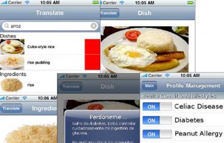 Translation app makes menus multi-lingual