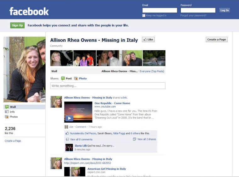 Missing American woman found dead in Italy