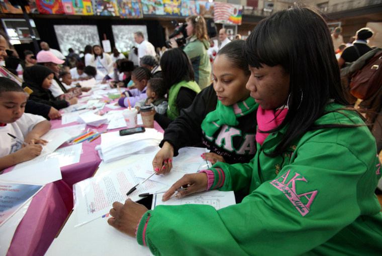 Americans honor MLK with service — and more protests