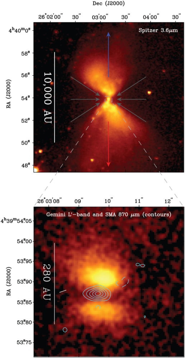 Astronomers mesmerized as they watch baby star grow up