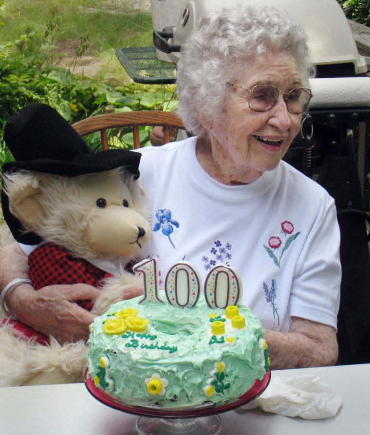 Son of slain 100-year-old: Mom was active
