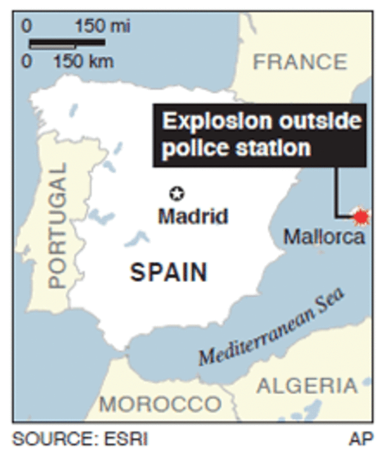 2nd bomb found on Spanish island after blast
