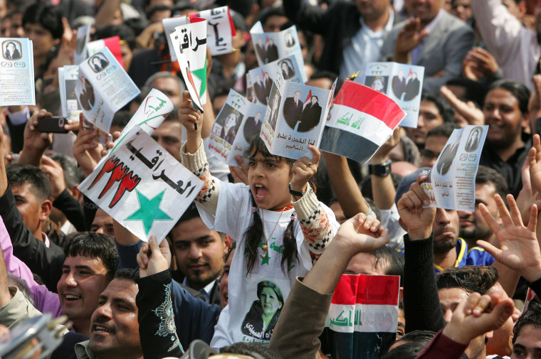 Campaign styles emerge in Iraqi vote