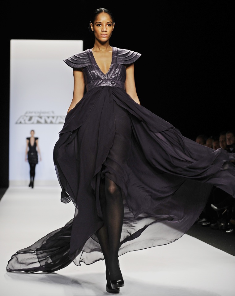Fashions on the 'Project Runway' finale catwalk