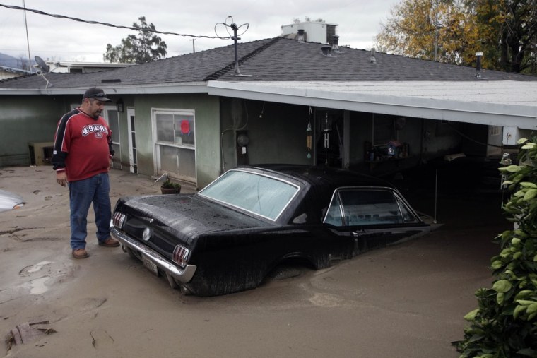 California storm causes widespread flooding and mudslides