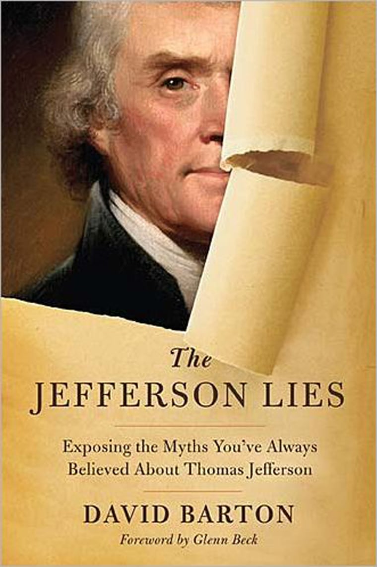Publisher pulls Jefferson book over inaccuracies