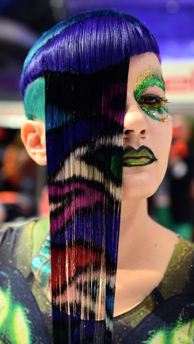 Fantastic hair fashions at the 2014 OMC Hairworld World Cup
