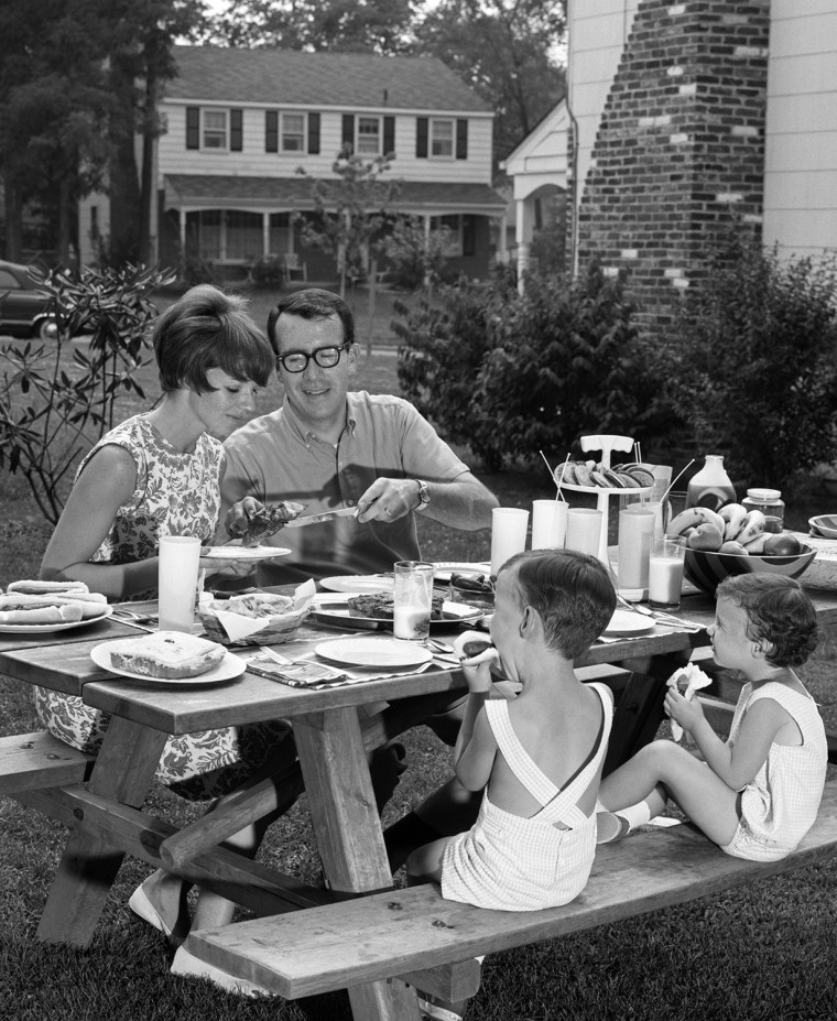 Throwback backyards! Celebrate sunny days with fun vintage photos