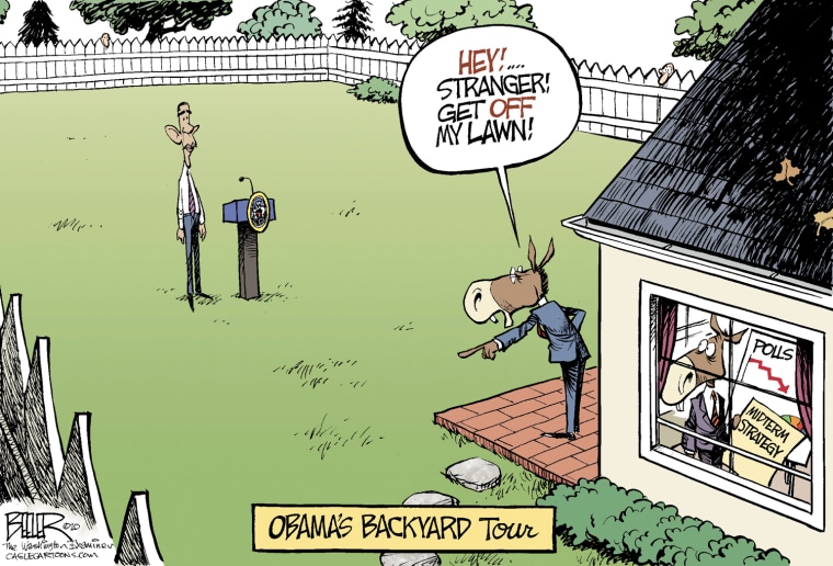 Year in Obama cartoons