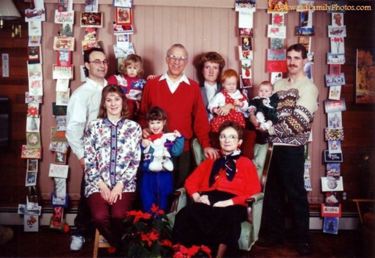 Awkward holiday photos