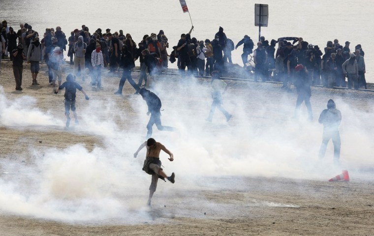 NATO summit marred by violent protests