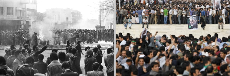 Iranian protests: Then and now