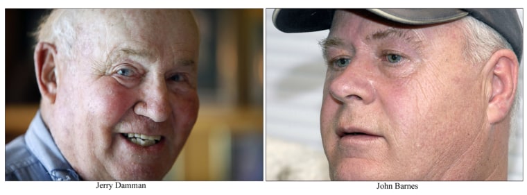 FILE -In this file photo combination Jerry Damman and John Barnes are ...