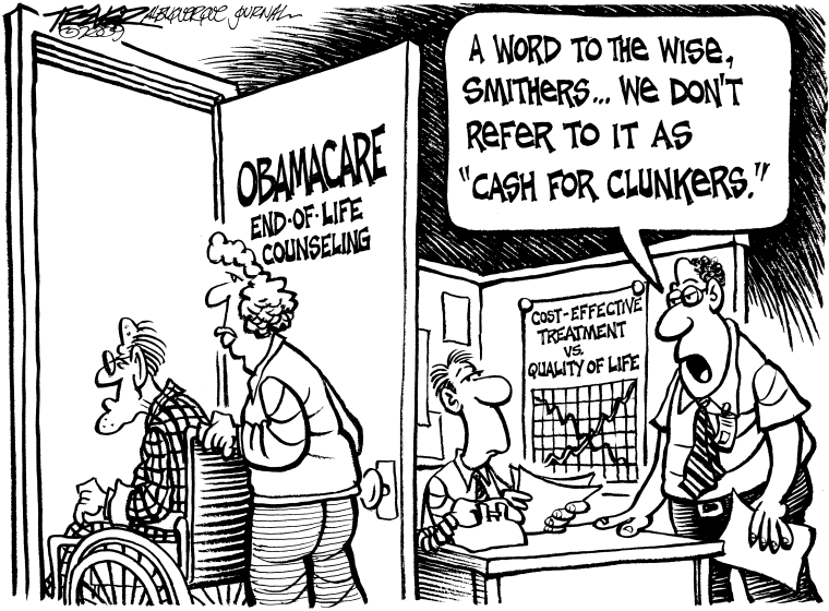 Cartoons: The 'cash-for-clunkers' plan