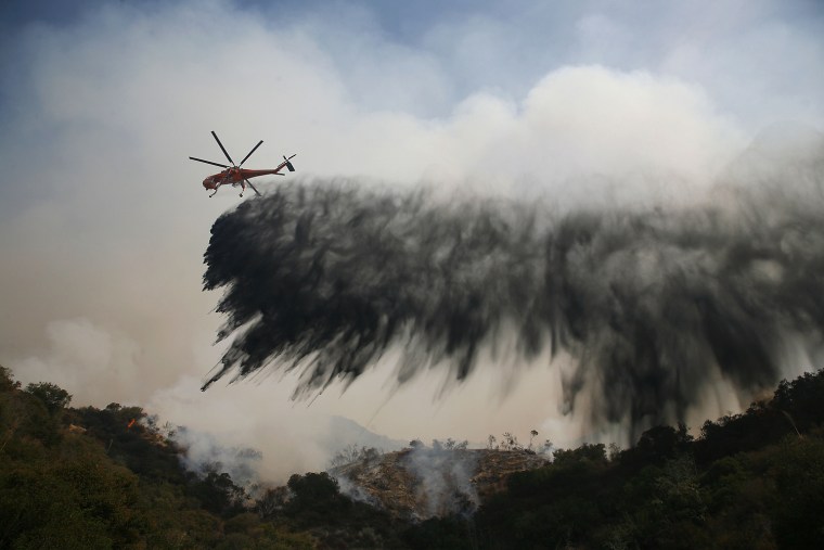 Blazes scorch L.A. canyons