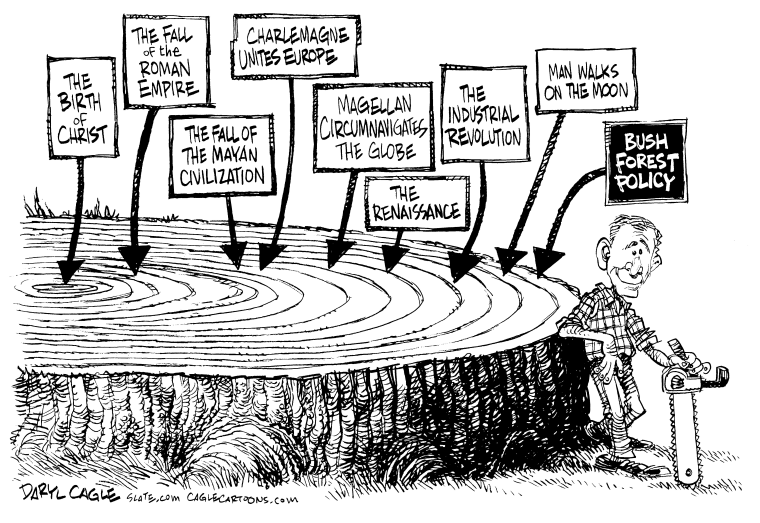 Cartoons: Daryl Cagle looks back at the decade