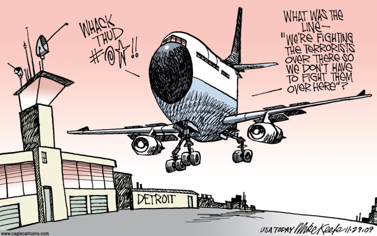 Cartoons: Danger in the air