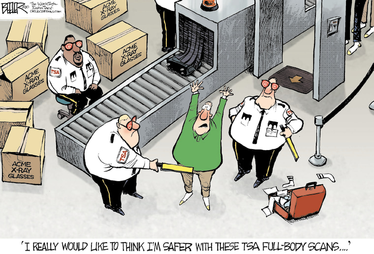 Cartoons: Danger in the air