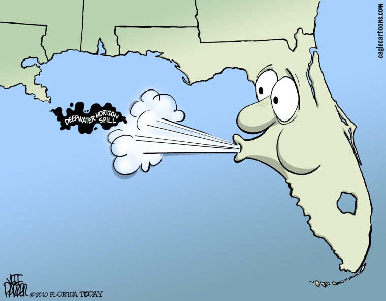 Cartoons: Cleaning up the Gulf