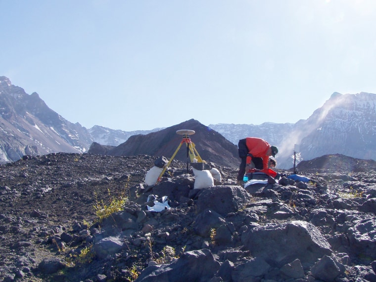 Mount St. Helens after the eruption