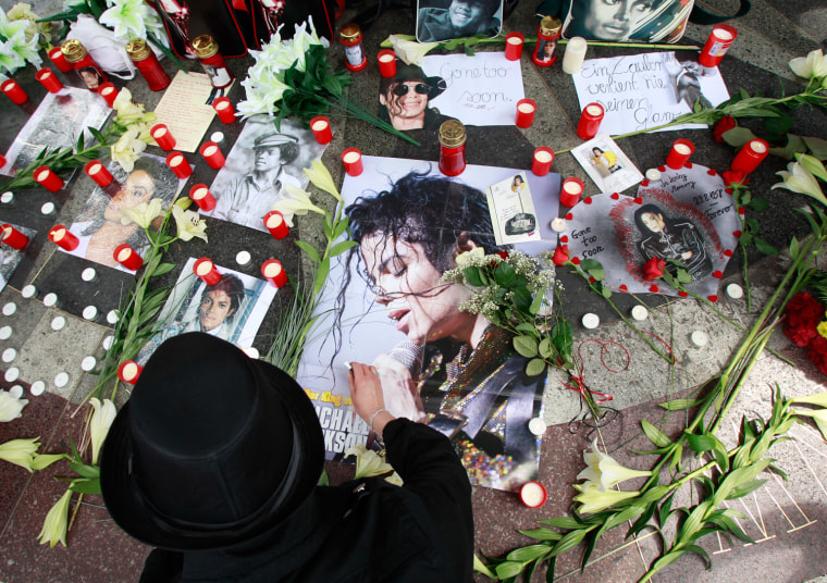 michael jackson commemorated