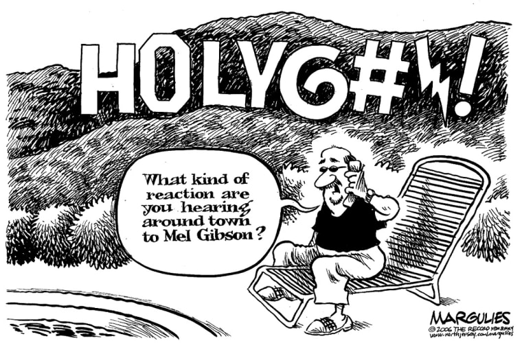 Mel Gibson in cartoons