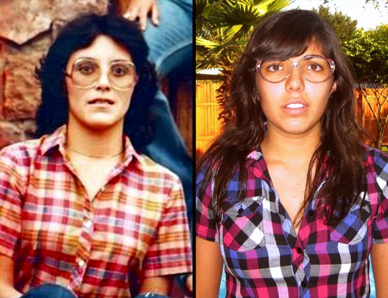 Like parent, like child: Re-creating family photos