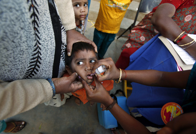 Fighting polio in India
