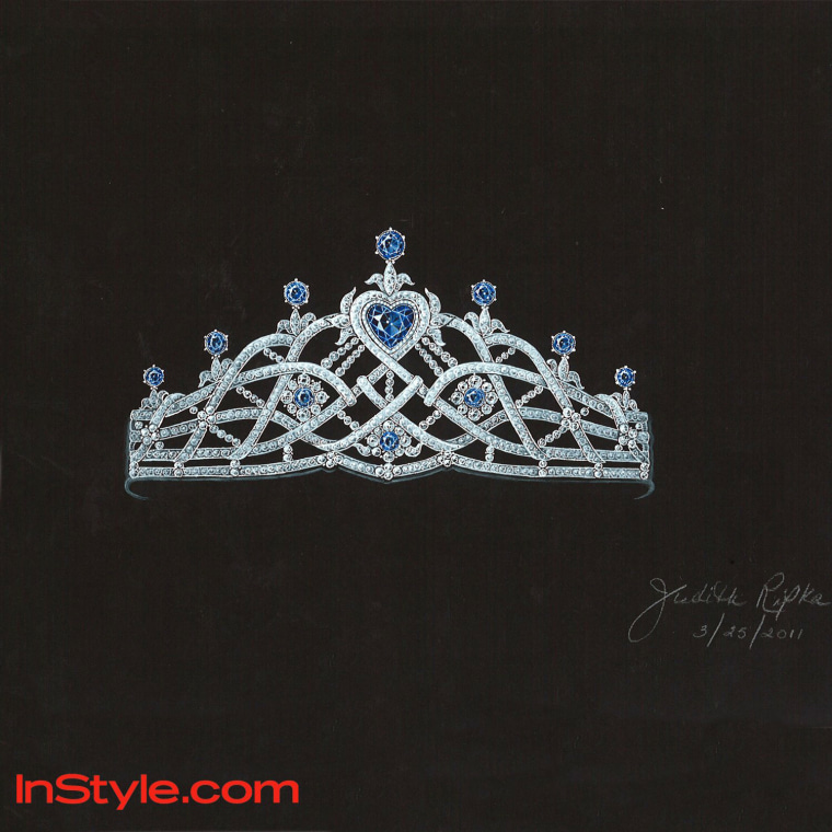 Designers sketch dream wedding tiaras