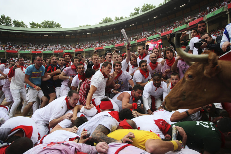 San Fermin Festival in Pamplona, Spain