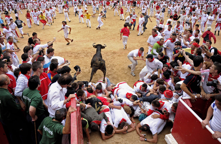 San Fermin Festival in Pamplona, Spain