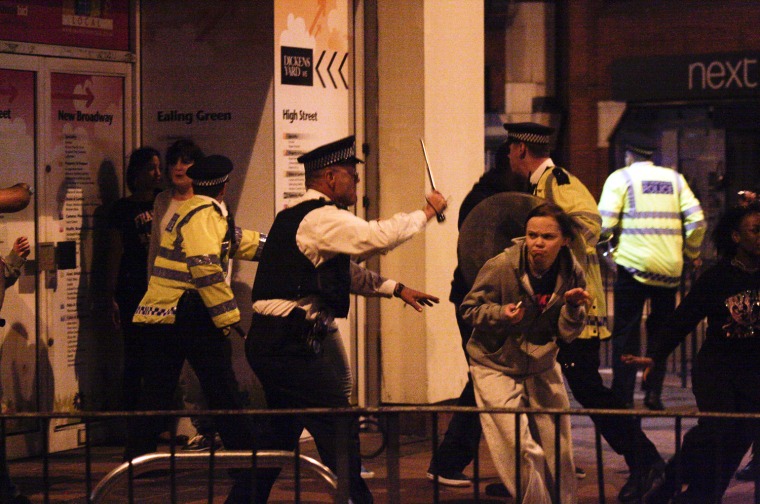 Summer of 2011: Riots break out in UK