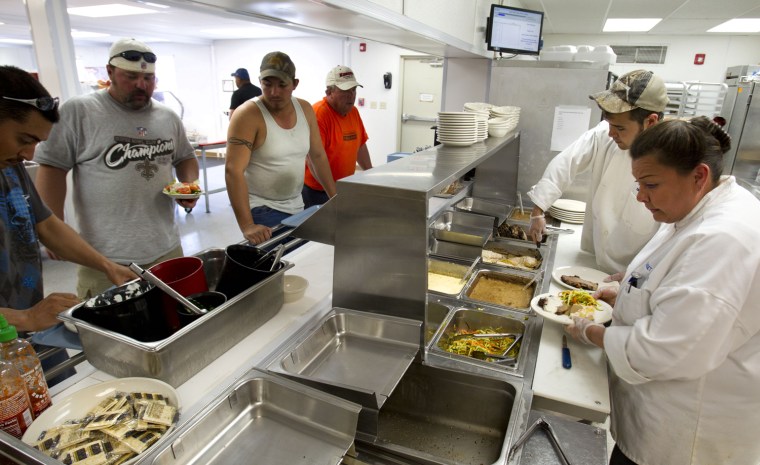 Working in the North Dakota oil fields