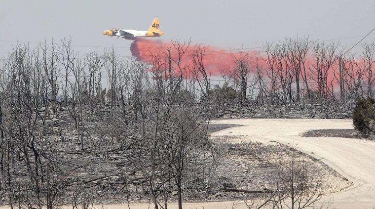 Wildfires scorch Texas