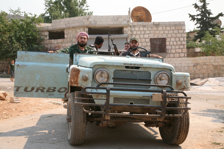 Behind Syrian rebel lines