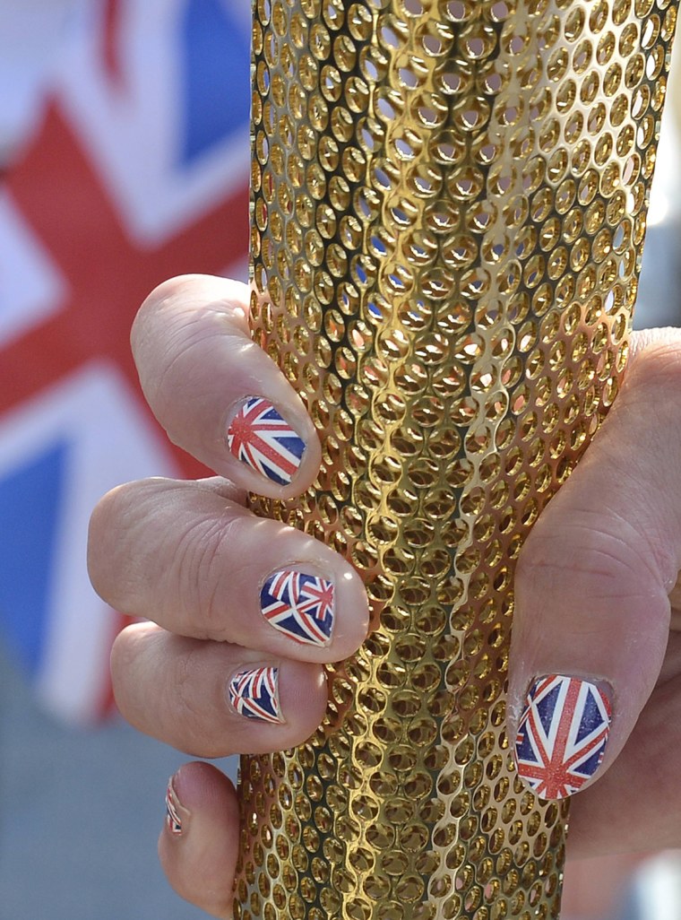 Olympic torch carries the flame to London 2012