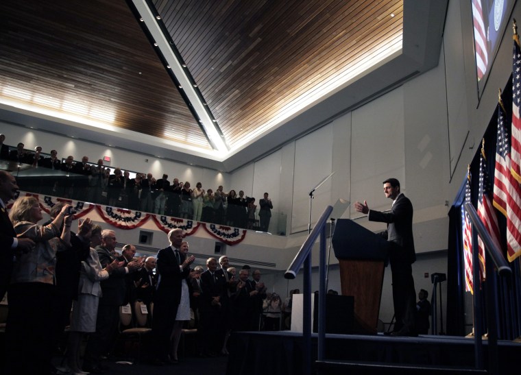 Vice-presidential candidate Paul Ryan