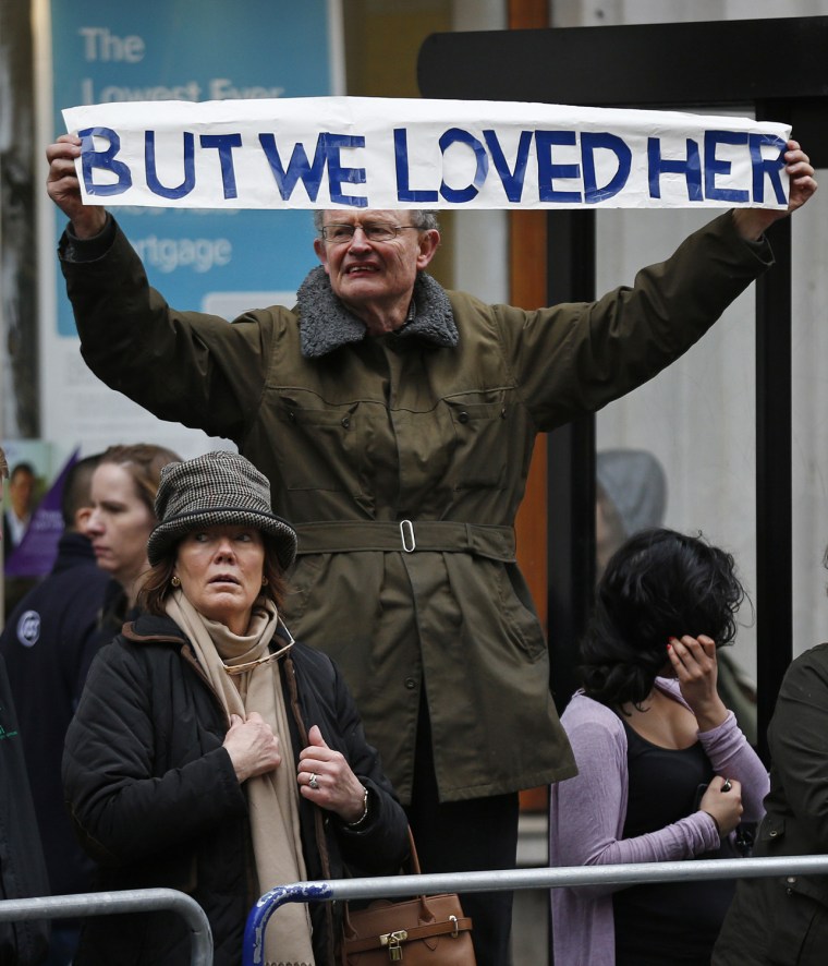 Margaret Thatcher's funeral