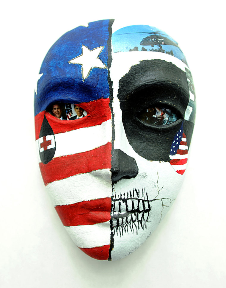 Art therapy helps soldiers coping with war