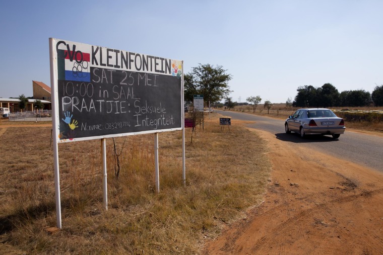 All-white enclave in South Africa