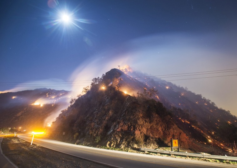 Thousands evacuate as Colby Fire burns