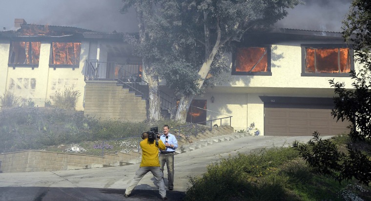 Thousands evacuate as Colby Fire burns