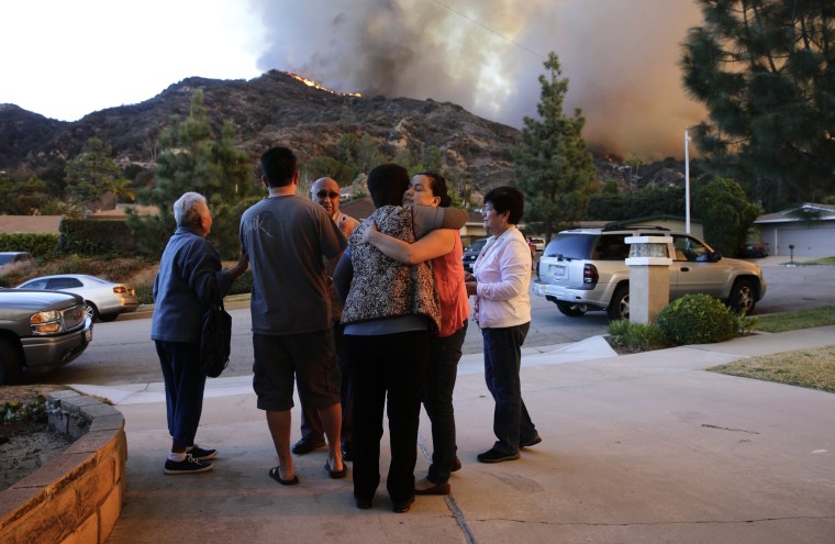 Thousands evacuate as Colby Fire burns